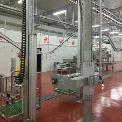 Cattle hide puller for cattle slaughterhouse cow skin pulling machine ...