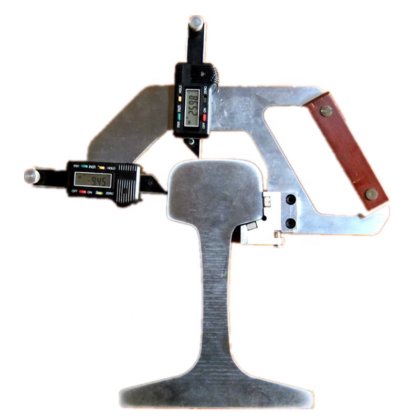 Electronic Rail Profile Gauge Rail Wear Gauge Railway Head Loss Gauge ...