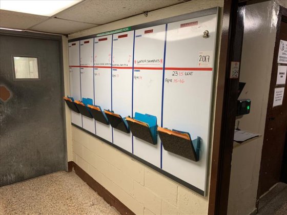 Whiteboard approx. 96 in. x 48 in. [Consumable Room Area] (99 Ryding ...