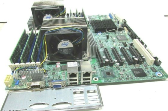 Intel S5520hc E26045-454 Motherboard With Dual Xeon X5680 + 48Gb Ram in ...