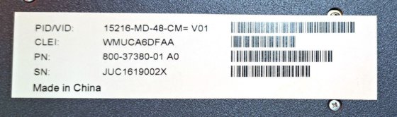 Cisco 15216-Md-48-Cm Ons 15216 Mux/Demux Plugin Coupler/De-Interleaver ...