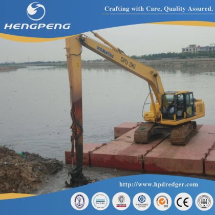 Advanced Excavator Modular Floating Platform Barge for Construction Use ...