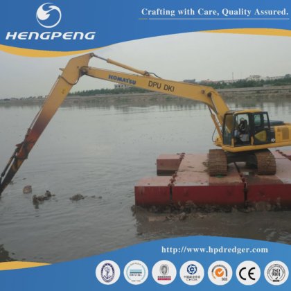 Reliable Self-Propelled Excavator Modular Floating Platform Barge ...