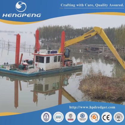 Customizable Excavator Modular Floating Platform Barge for All Terrain ...