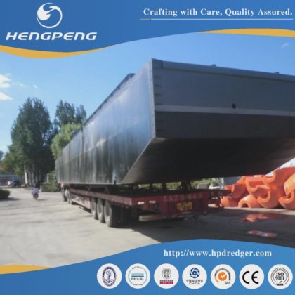 Customizable Excavator Modular Floating Platform Barge for Heavy Loads ...