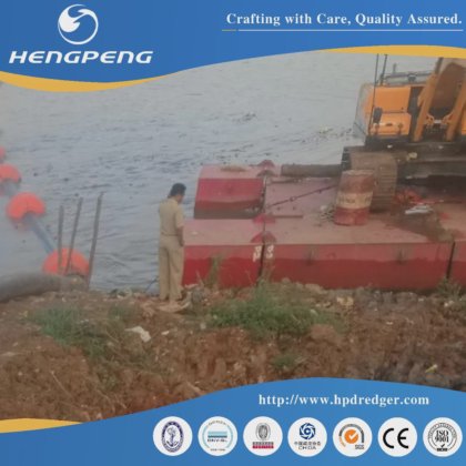 High-Performance Excavator Modular Floating Platform Barge for Heavy ...