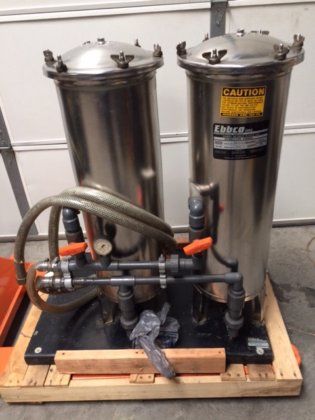 Ebbco model HRF-155-LP filtration system. in Burlington, NC, USA
