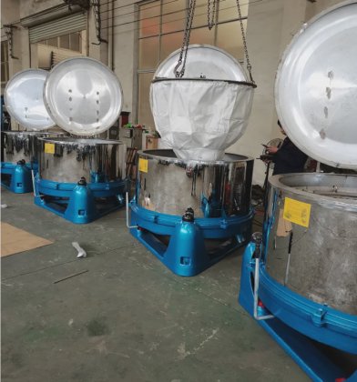 industry spin-dryer Metal dewatering deoiler Solid-liquid separator in ...
