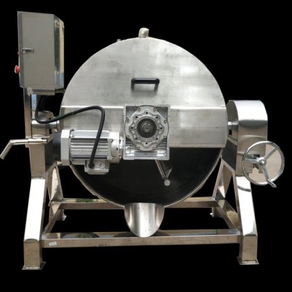 304 Stainless Steel Jacket Cooking Electric Double Gas Steam Jacketed ...