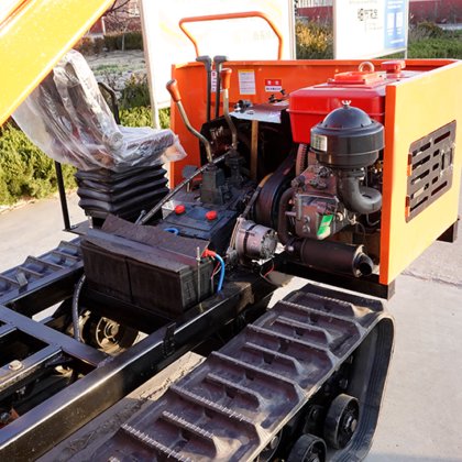 Mini Tracked Vehicle Dump Truck Mini Dumper with Crawler Loader ...
