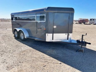 2020 Titan Low Pro 6 Pen Bumper Pull Trailer in Lubbock, TX, USA