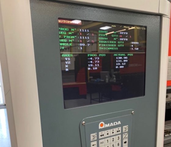 2001 Amada HFT 8025 4-axis Press Brake in Kidderminster, United Kingdom