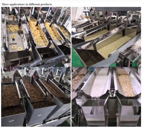 High Accuracy 2 4 Heads Linear Weighing Automatic Linear Weigher ...