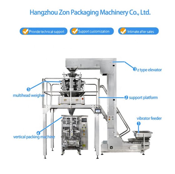 Fully automatic rice weighing 1 kg 2kg 5kg rice sugar bean grain bag ...