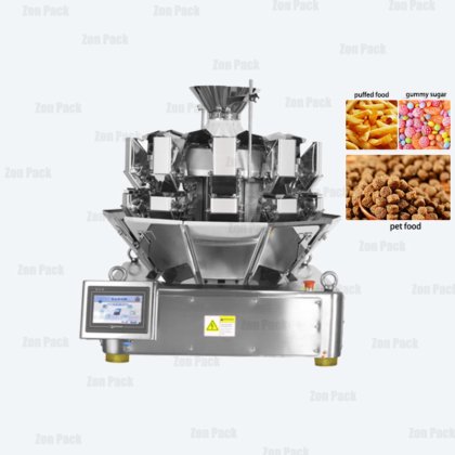 Automatic food weighing machine multi head weight scale multihead ...