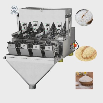 High efficient automatic 4 head multi head linear weigher in Hangzhou ...