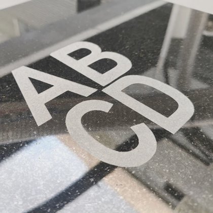 2500 1300 CNC Auto Blaster Automatic Headstone Sandblasting Machine in ...