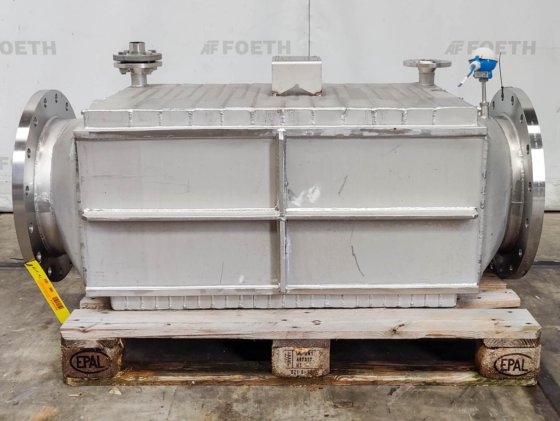 中古 Enco finned tube heat exchanger - recuperator - Shell and tube heat ...