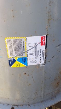 1.5 – 5 Hp DAYTON 30″ Intrinsically Safe / Explosion Proof TubeAxial ...