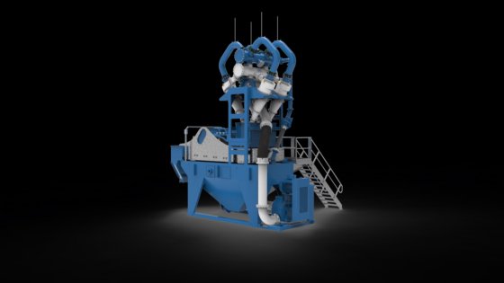 CDE EvoWash Sand Classification & Dewatering System in Lakeland, FL, USA