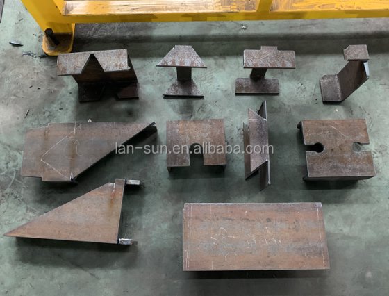 structural steel processing line / automatic beam steel cutter ...