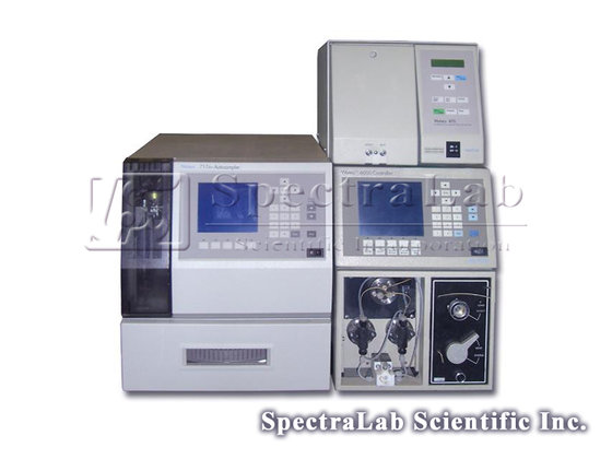 Waters HPLC system with 600 Quaternary Pump, 717 Plus Autosampler, 470 ...
