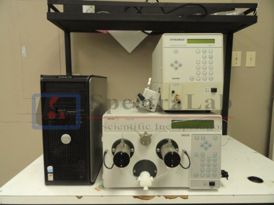 Varian PrepStar HPLC System with PrepStar SD-1 and Rainin Dynamax UV-1 ...