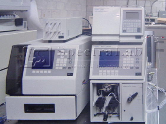 Waters HPLC system with 600 Pump, 717 Plus Autosampler, 2487 Dual λ ...