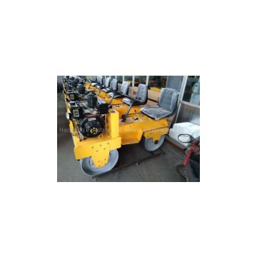 800KG sitting-driving vibration double drum roller soil compactor in ...
