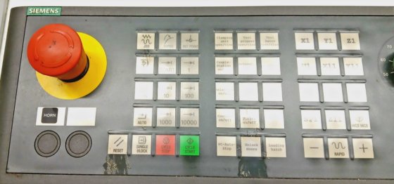 SIEMENS SINUMERIK OPERATOR & CONTROL PANEL FOR CNC MACHINE W/CONTROL ...