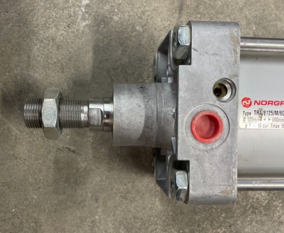 NORGREN PNEUMATIC CYLINDER TRA/8125/M/600 125MM BORE 600MM STROKE ...