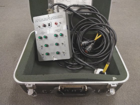 C27007-22 TEST BOX - CUTOUT SWITCH STAB TRIM CONTROL (LINE MAINTENANCE ...