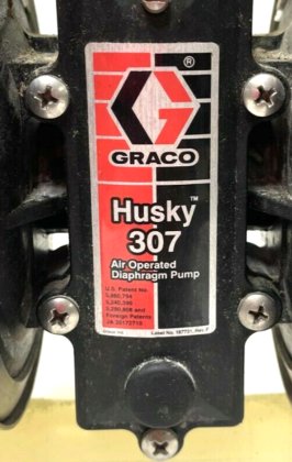 GRACO HUSKY 307 AIR-OPERATED DIAPHRAGM PUMP 032211 in Coffeyville, KS, USA