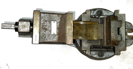 YUASA 3-WAY MULTI ANGLE MILLING VISE 550-061 5" JAW OPENING 4" JAW ...