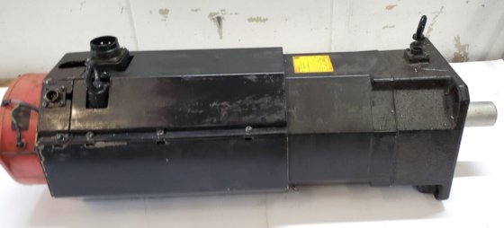 FANUC AC SERVO MOTOR A06B-2257-B430 MODEL 40/3000 FAN-B 165V SHAFT 1-3/ ...
