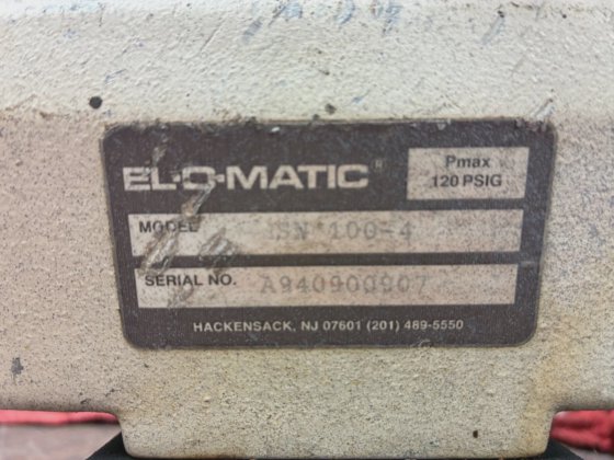 ELOMATIC HSN 100-4 PNEUMATIC ACTUATOR WITH HD SERIES ACTUATOR SWITCH in ...