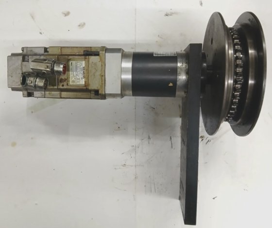SIEMENS MOTOR ASSEMBLY WITH A PULLEY ATTACHMENT & MOUNTING BRACKET 3 ...