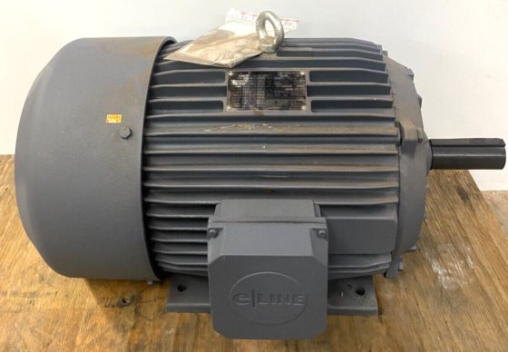 EMERSON ELECTRIC MOTOR ELT20E1D 3 PH 20HP 208-230/460/380 VOLTS 3540 ...