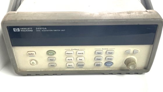 HP AGILENT DATA ACQUISITION/SWITCH UNIT 34970A in Coffeyville, KS, USA
