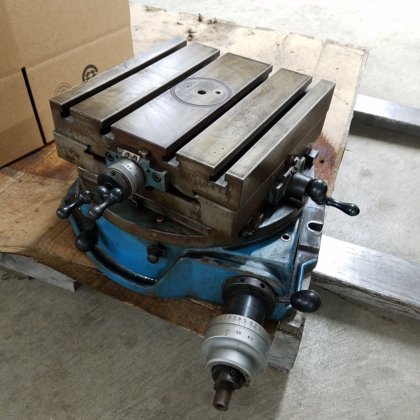 Troyke DMT-15 Rotary Cross Slide Mill Table 12" x 12" T-slotted - in ...