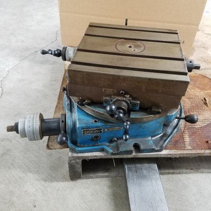 Troyke DMT-15 Rotary Cross Slide Mill Table 12" x 12" T-slotted - in ...