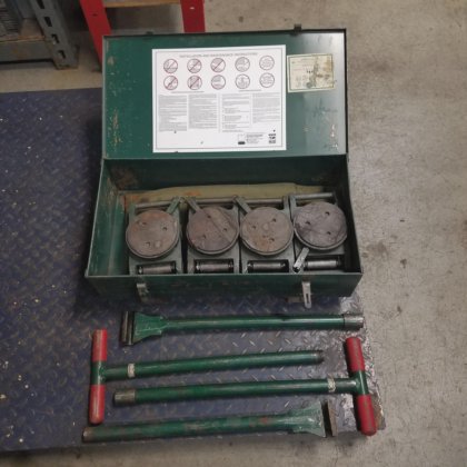 Hieman Rollers 40 Ton, Machine Roller w/ Swivel Locking Pad - in ...