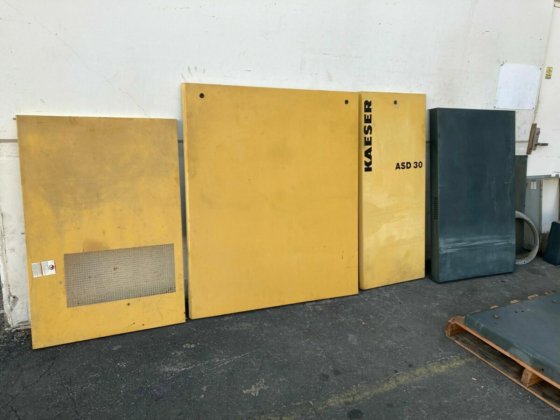 2006 KAESER ASD 30 AIR COMPRESSOR ENCLOSURE PANELS BODY DOORS CABINET ...