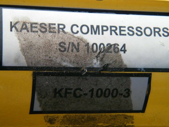 KAESER KFC-1000-3 AIR FLOW SYSTEM CONTROLLER REGULATOR FILTER PSI SHOP ...