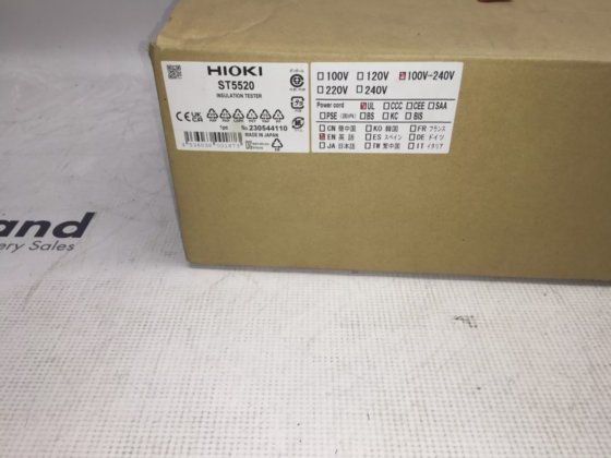 HIOKI ST5520 insulation tester, LG-1800 in Hamilton, MI, USA