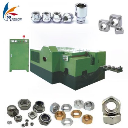 Rainbow Multi Stations Bolt and Nut Manufacturing Machine Nut Former ...