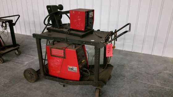 Lincoln Invertec STT Welder with Lincoln LN-742 Feeder in Alto, MI, USA
