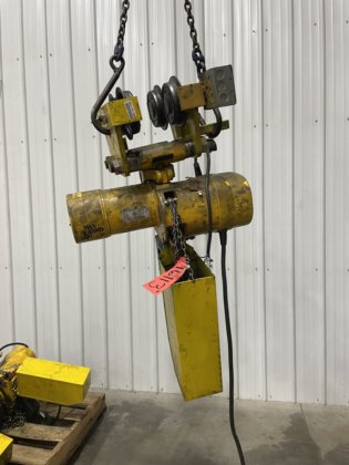 Budgit 3 Ton Chain Hoist with Trolley in Alto, MI, USA