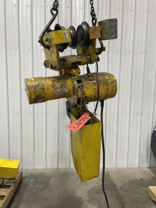 Budgit 3 Ton Chain Hoist with Trolley in Alto, MI, USA