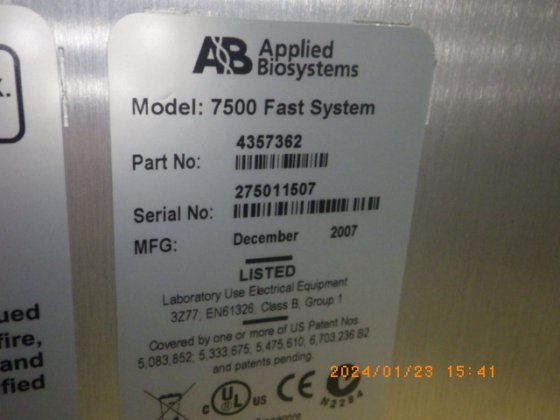 2007 Applied Biosystems 7500FAST in Tokyo, Japan